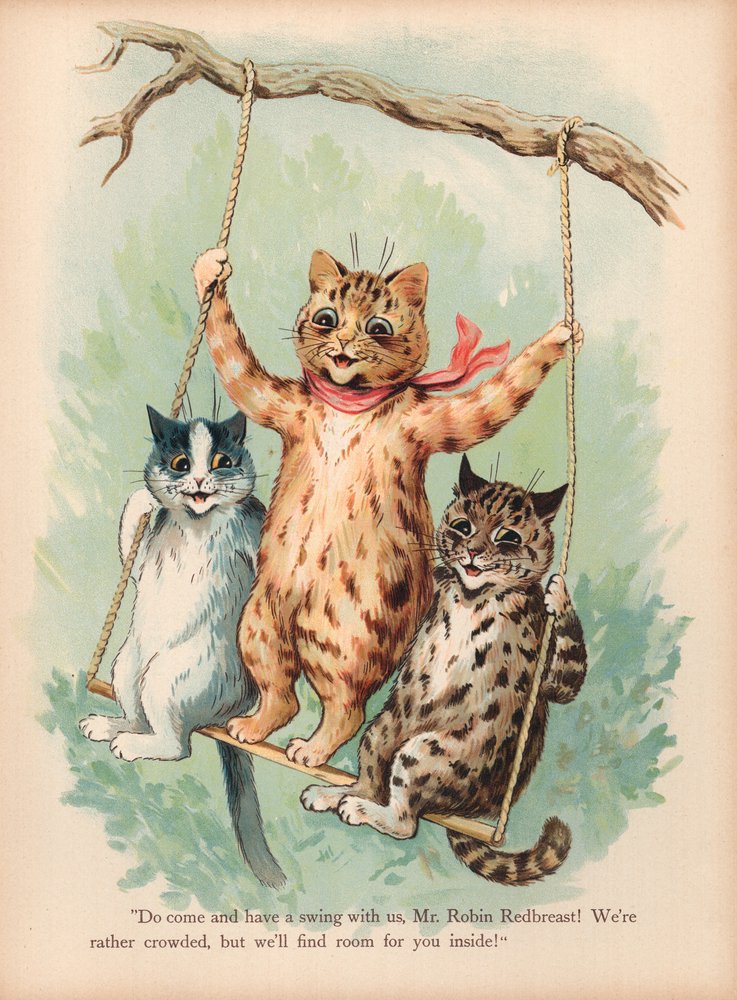 Louis Wain Cats by Louis Wain: Buy fine art print