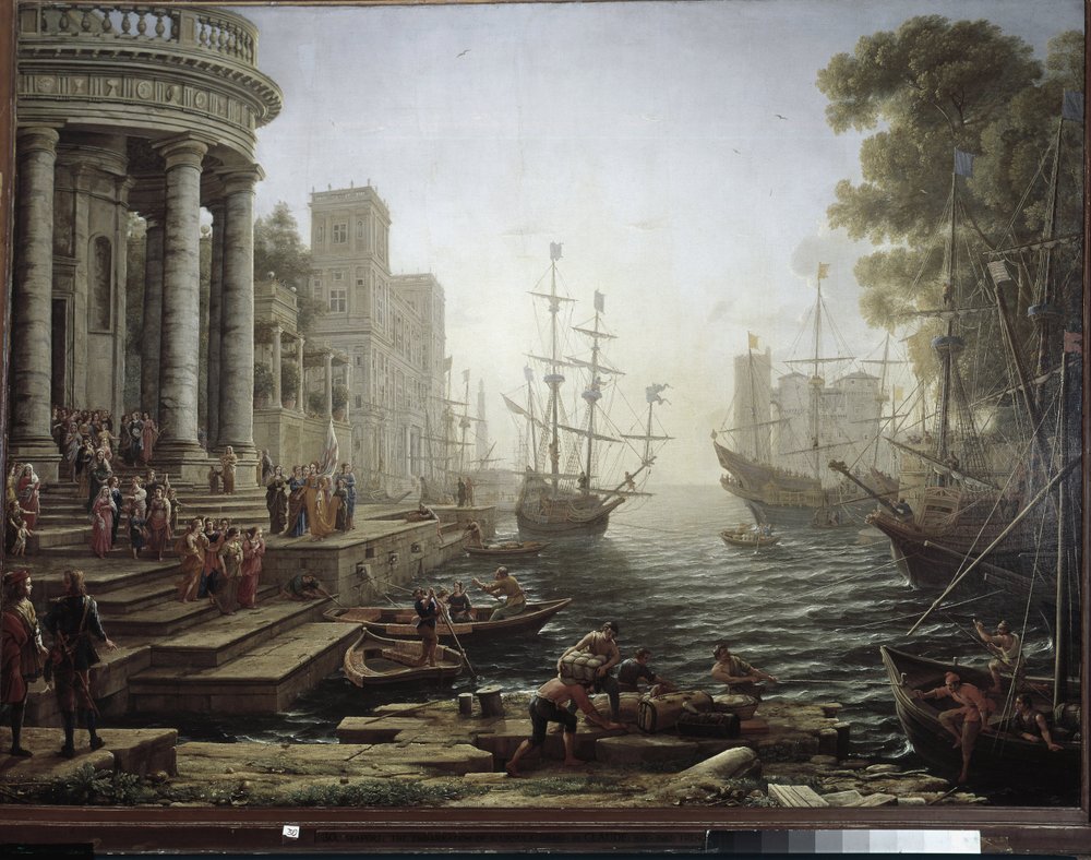 Seaport with the Embarkation of Saint Ursula