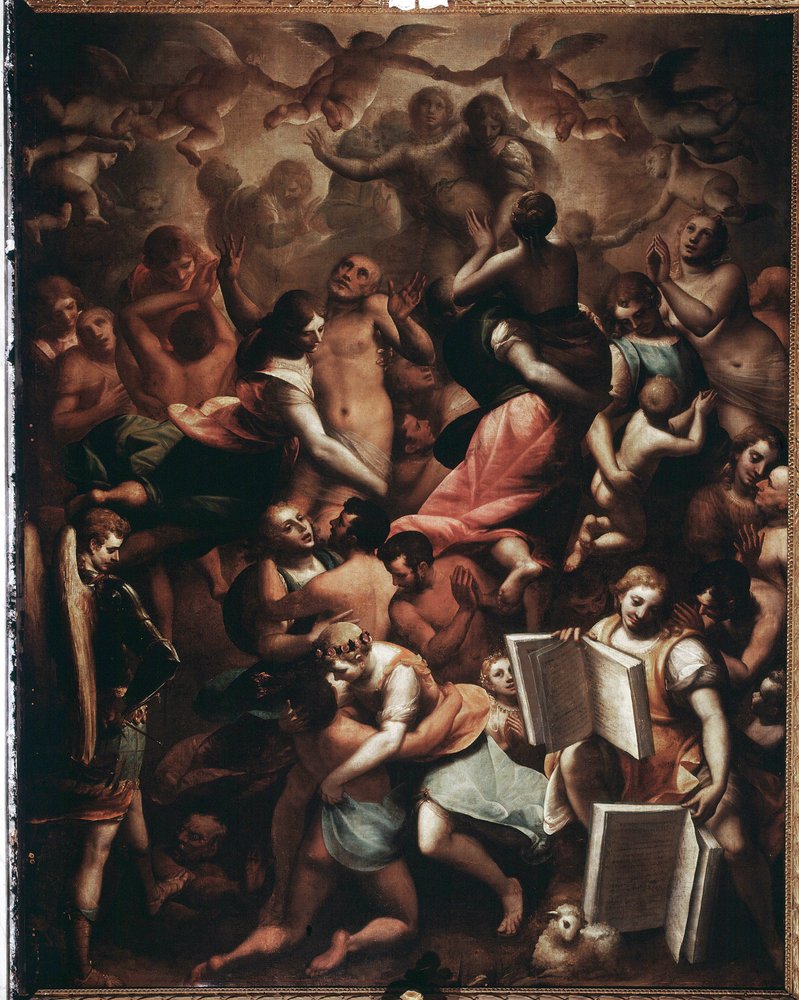 Last Judgment, the Blessed by Luca Cambiaso