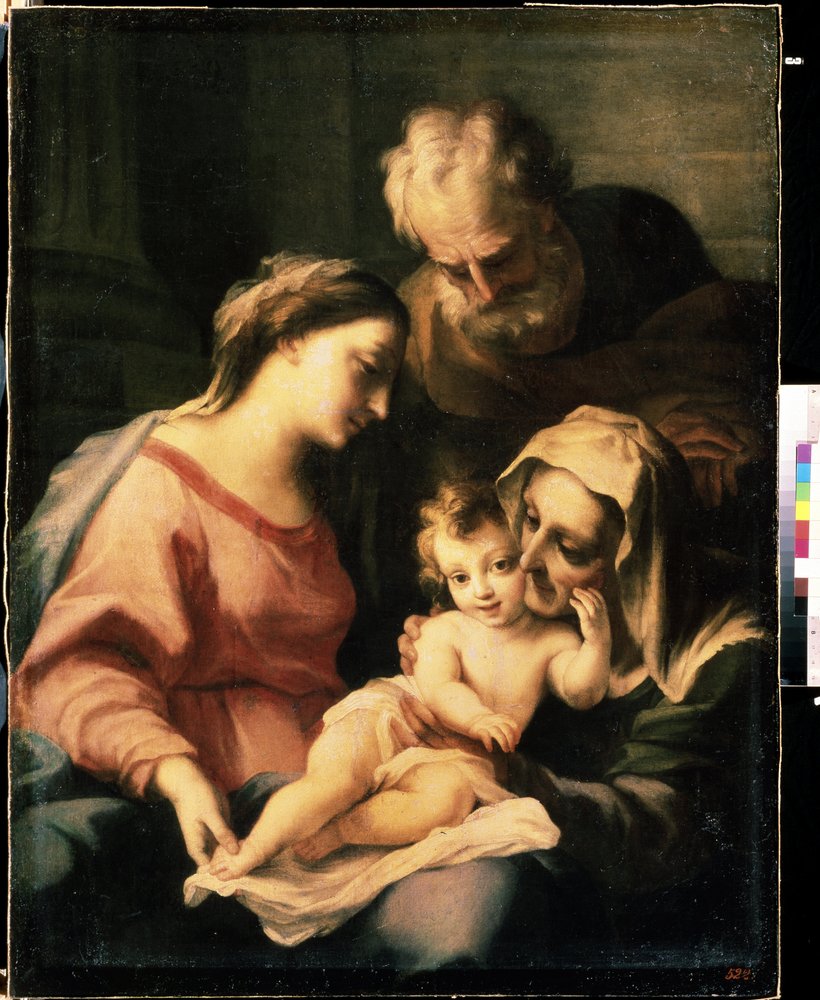 The Holy Family by Luca Giordano: Buy fine art print