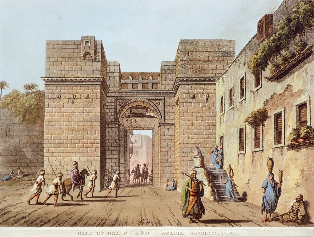 Cairo Gate by Luigi Mayer: Highest-quality art reproduction