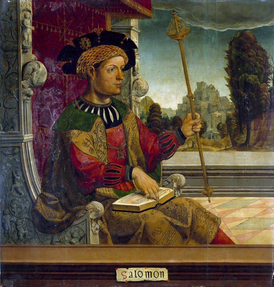 King Solomon by Maestro de Becerril: Buy fine art print