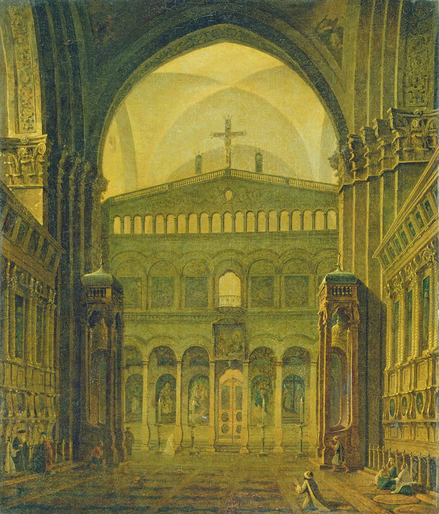 Inner View of the Temple in Jerusalem