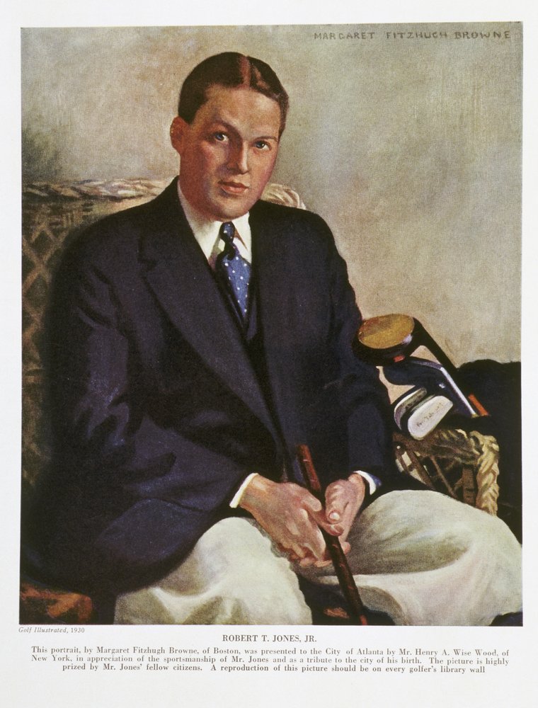Portrait of Bobby Jones by Margaret Fitzhugh Browne