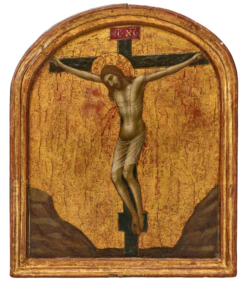 The Crucifixion by Master of Monte Oliveto: Fine art print