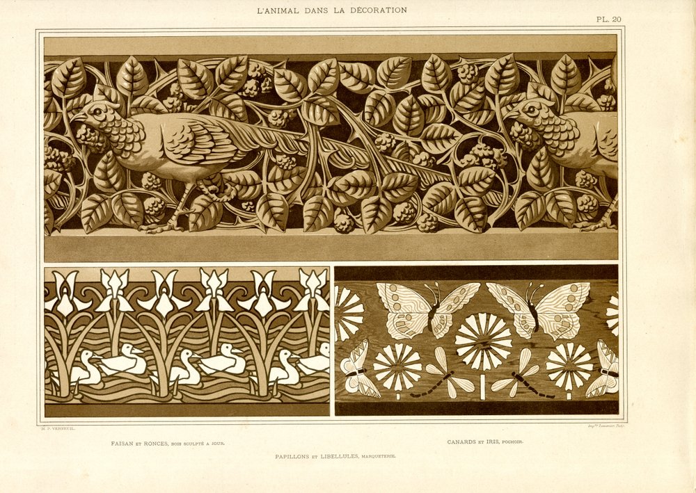 Ornamental Friezes with Animal Motifs