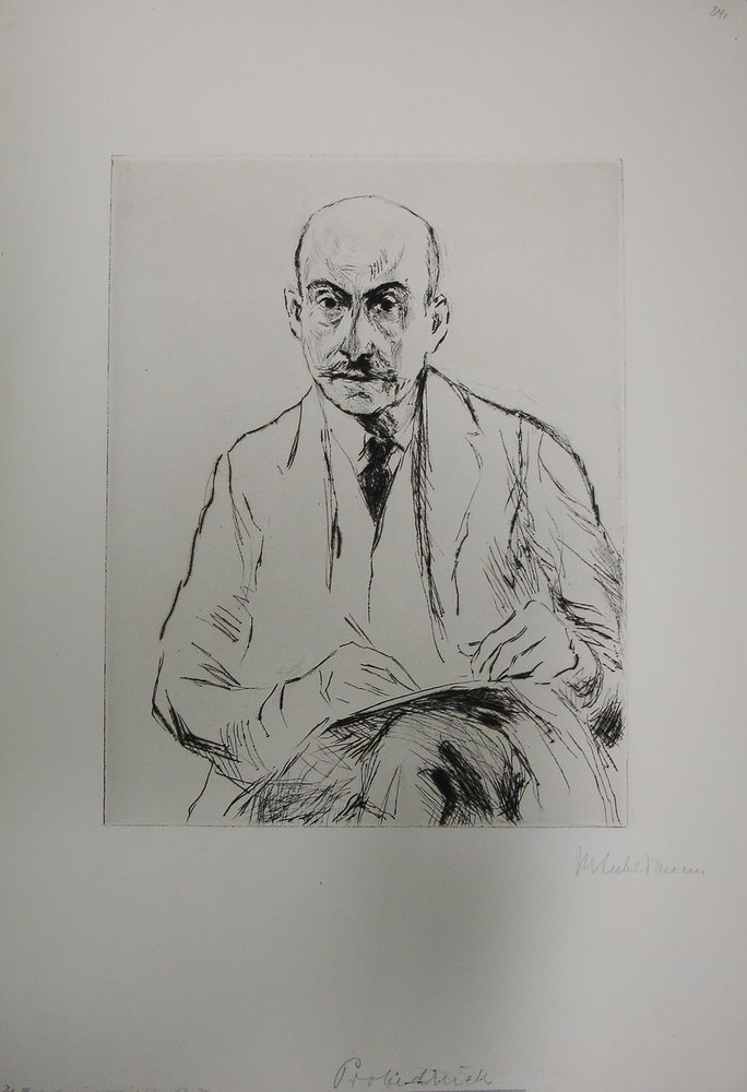 Self-Portrait at 70 by Max Liebermann: Buy fine art print