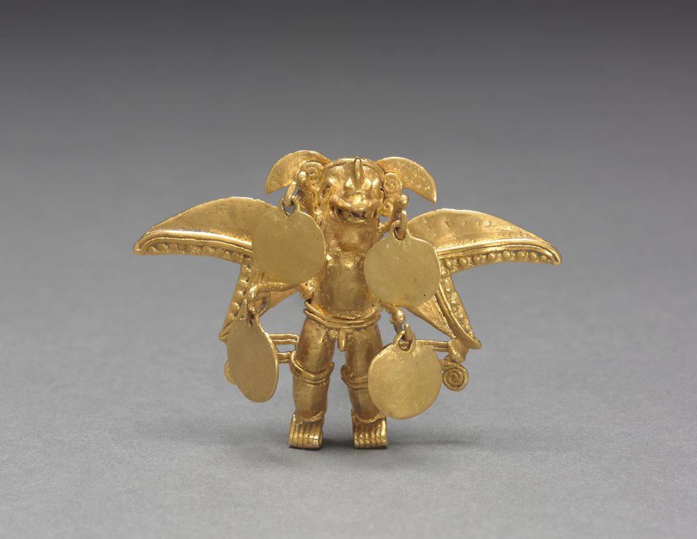 Winged Figure Pendant by Mesoamerican Mesoamerican