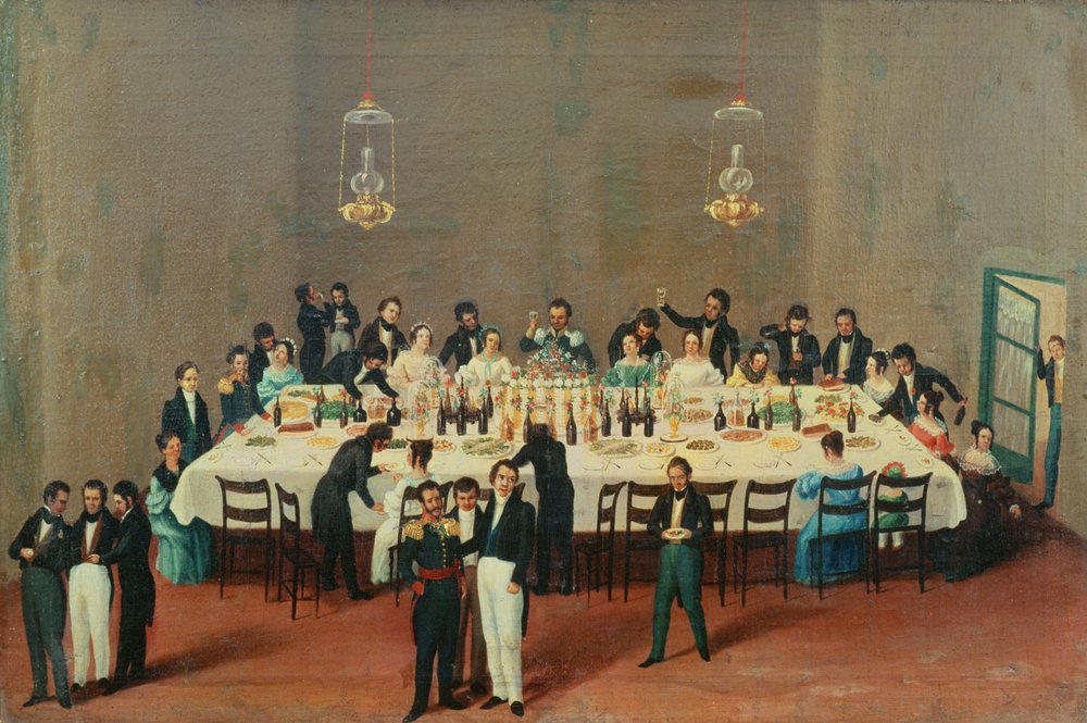 Banquet Given at Oaxaca in Honour of General Antonio Leon