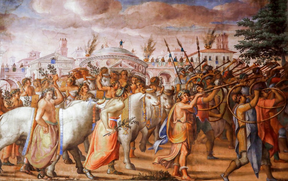 Triumph of the Consul Lucius Aemilius Paulus over Perseus King of ...