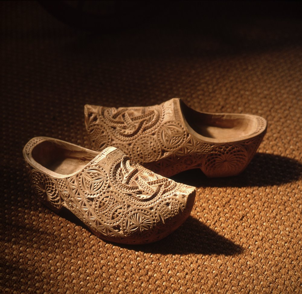 Dutch wooden shoes aka clogs aka klomp by Nathan Benn