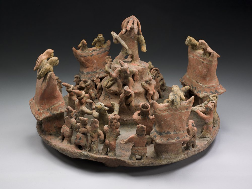 Model Depicting a Ritual Center by Nayarit Culture