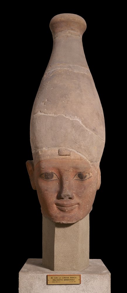 Pharaoh's Head Wearing the White Crown of Upper Egypt, c.1400 BC