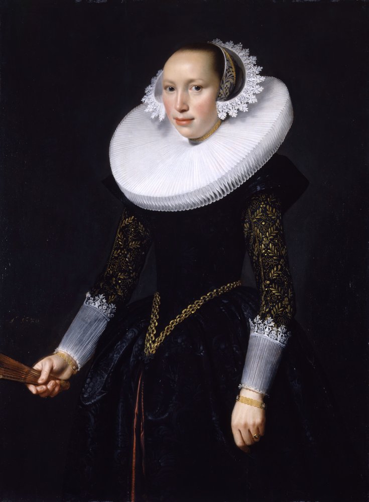 Portrait of a Woman, 1630 by Nicolaes Eliasz Pickenoy