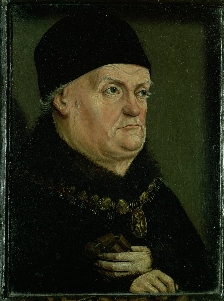 The Matheron Diptych: portrait of Rene I the 'Good' (1409-80) Duke of ...