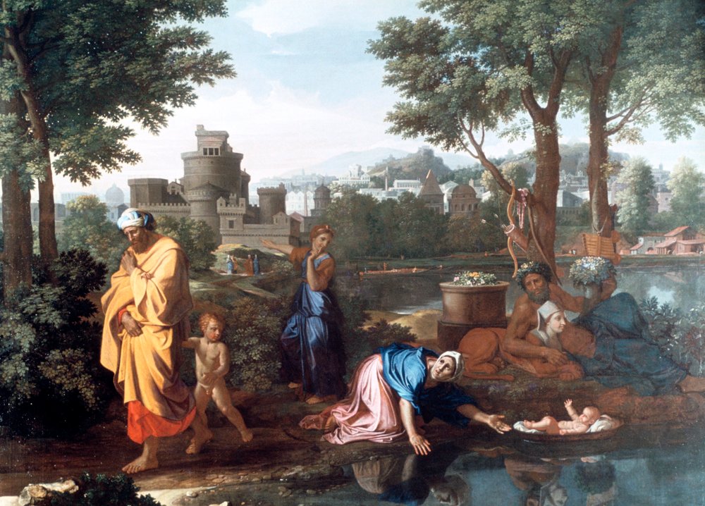 The Exposition of Moses by Nicolas Poussin: Fine art print