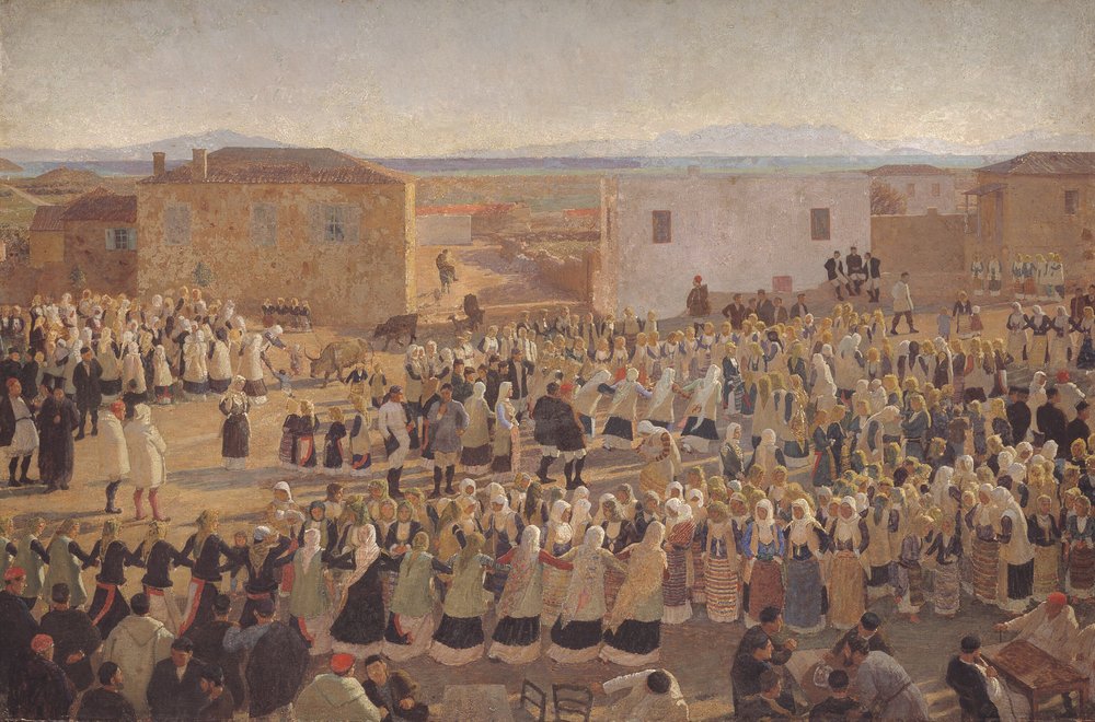 The Women's Dance in Megara by Niels Skovgaard