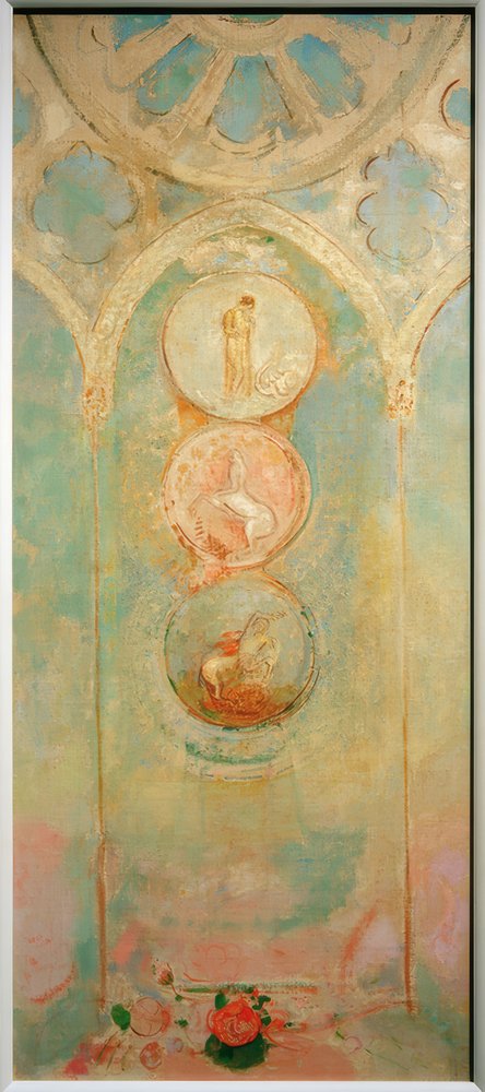 Cartoon for a Church Window by Odilon Redon