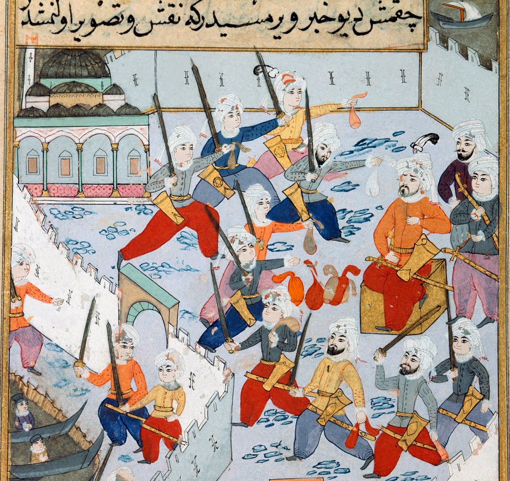 Capture of Constantinople: the army of the Ottoman Sultan Mehmet II in ...