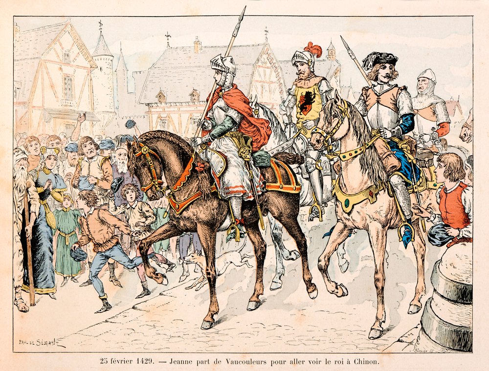 Illustration taken from the book Jeanne d'Arc by Theodore Cahu and ...