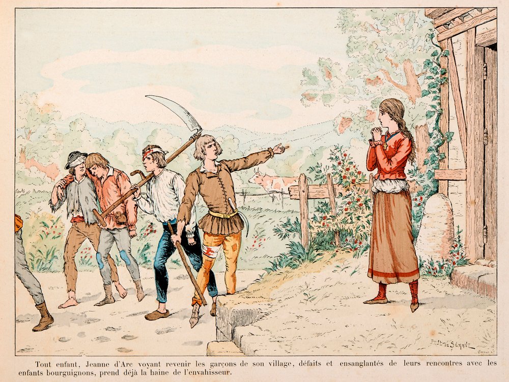 Illustration taken from the book Jeanne d'Arc by Theodore Cahu and ...