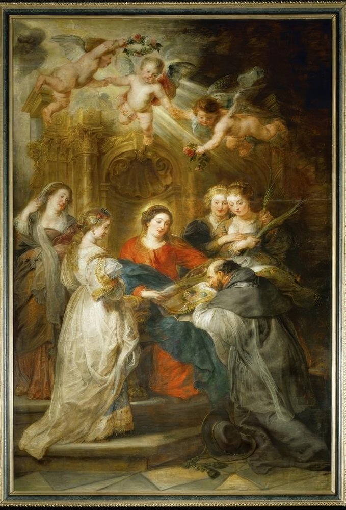 Mary Appears to St. Ildefonso by Peter Paul Rubens