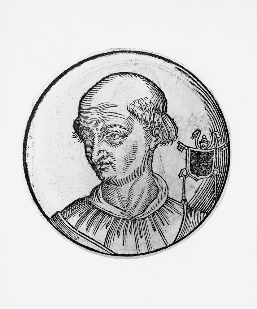 Portrait of Benedict VIII by Blaise Nicolas Le Sueur