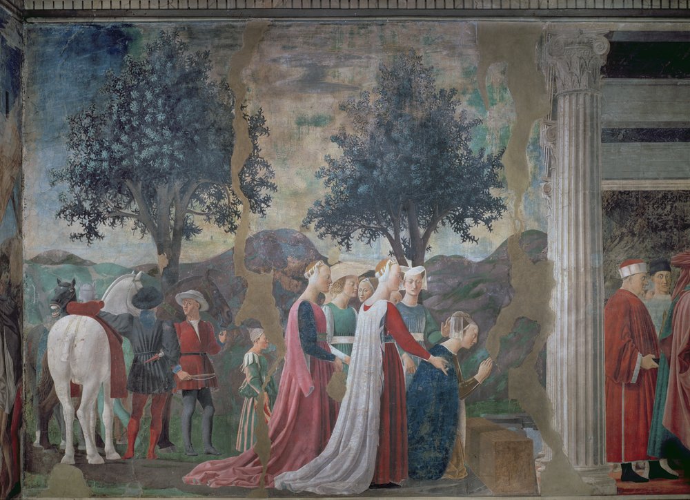 The Discovery of the Wood of the True Cross, from the Legend of the ...