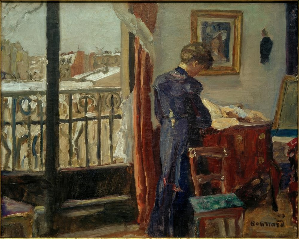 Winter Day by Pierre Bonnard: Premium art reproduction