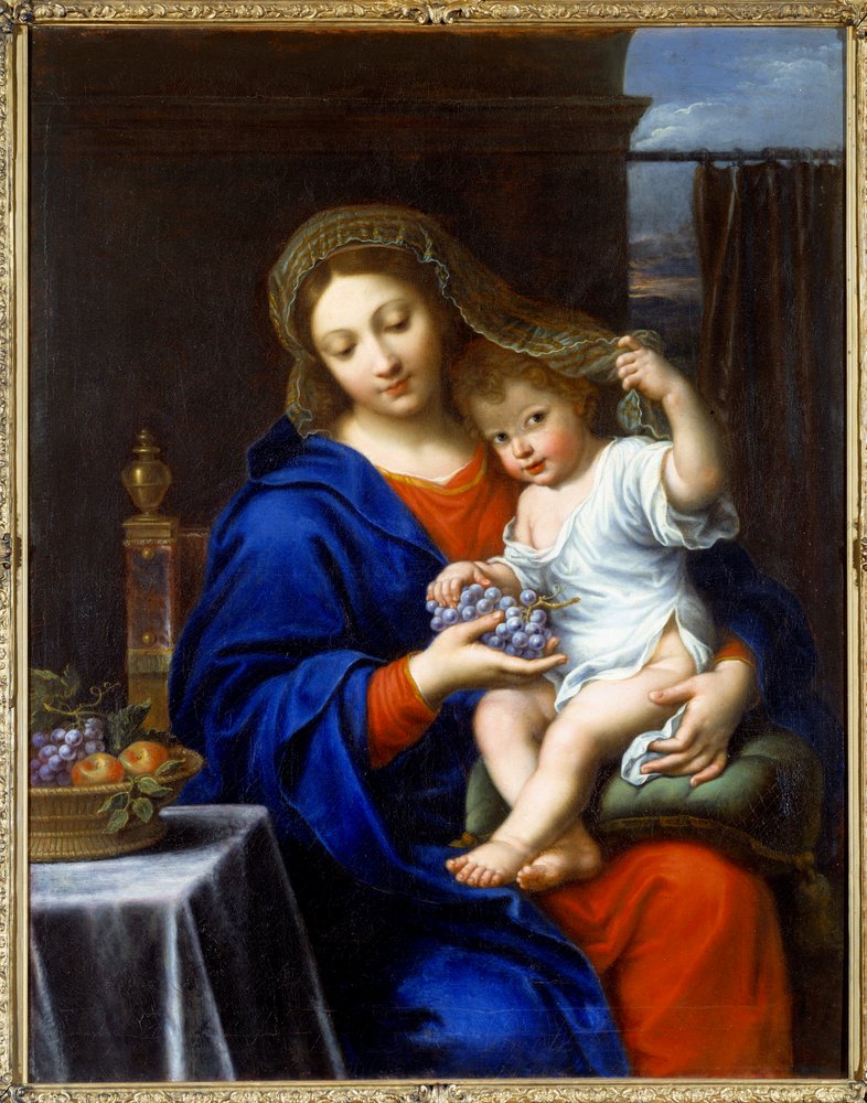 The Virgin with the Cluster by Pierre Mignard