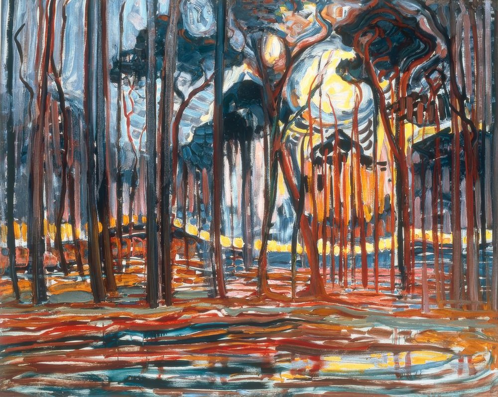 Forest near Oele by Piet Mondrian: Premium art reproduction