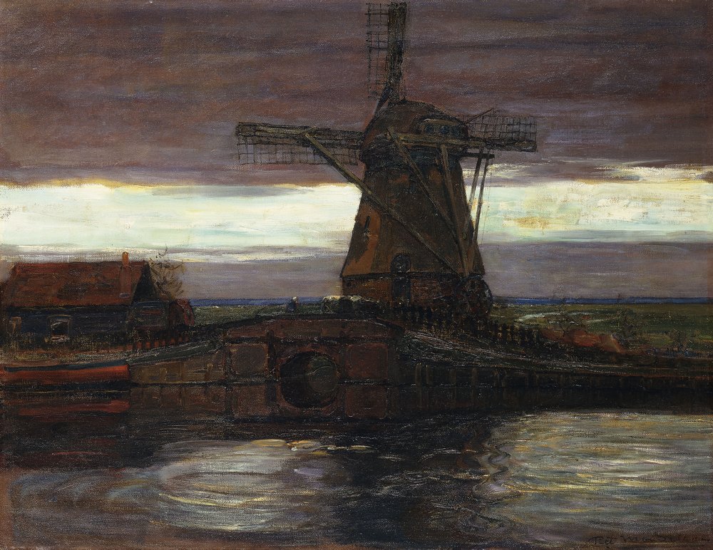 The Mill by Piet Mondrian: Premium art reproduction
