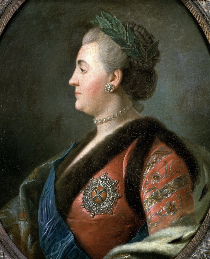 Portrait of Catherine II the Great, empress of Russia