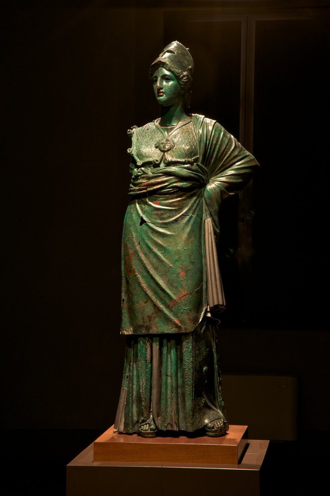 Minerva of Arezzo by Praxiteles: Premium art reproduction