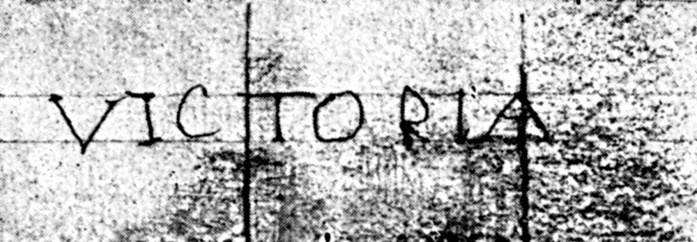 Signature of Princess Victoria at the Age of Four