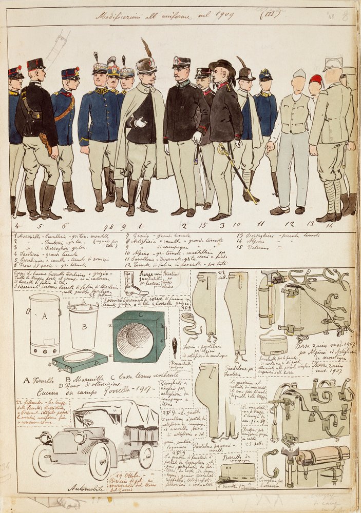 Uniform variations of Kingdom of Italy by Quinto Cenni