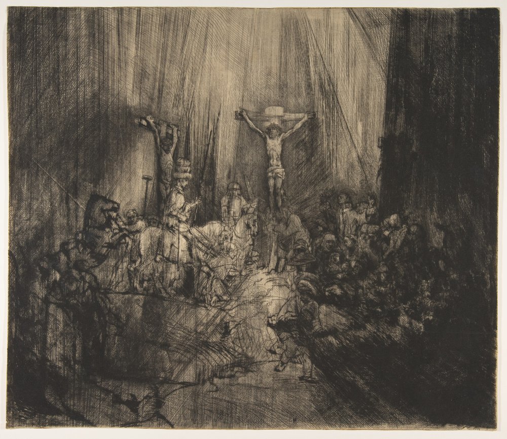 Christ Crucified between the Two Thieves: The Three Crosses