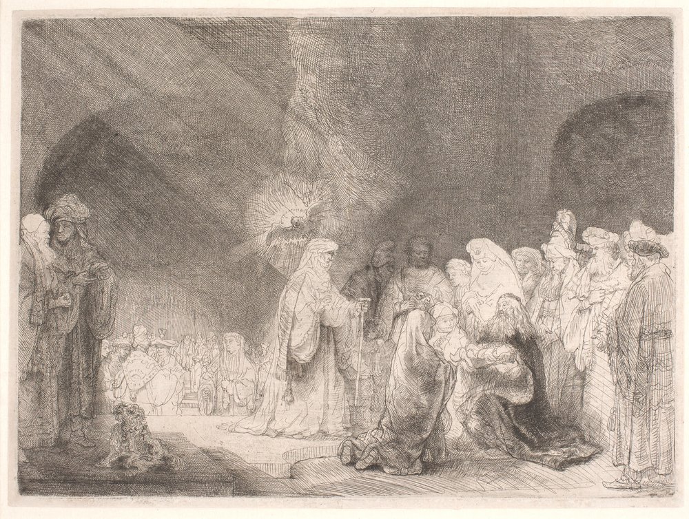 The Presentation in the Temple by Rembrandt van Rijn