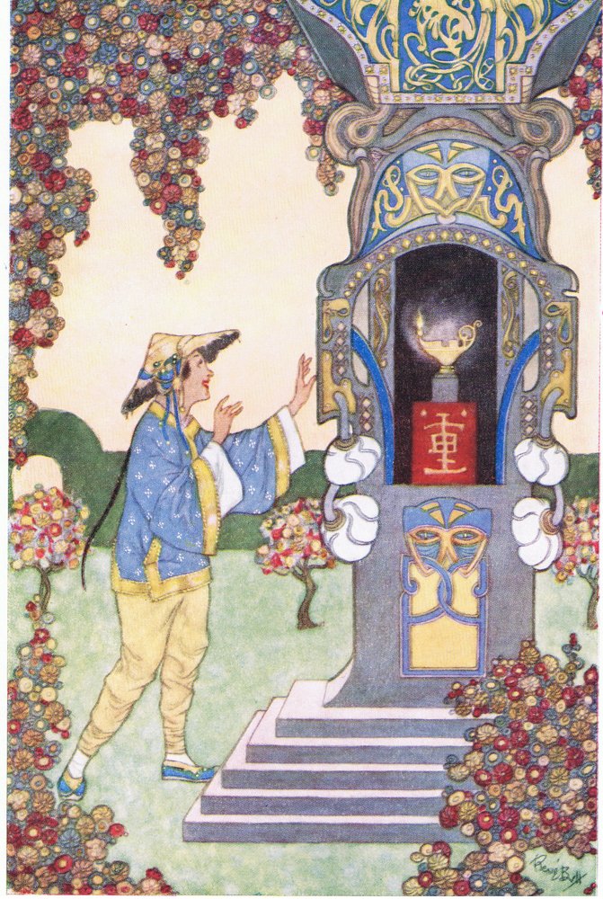 Aladdin Finds the Lamp by René Bull: Buy fine art prints