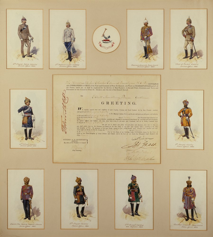 Officers of the British Army in Uniform by R. Simkin