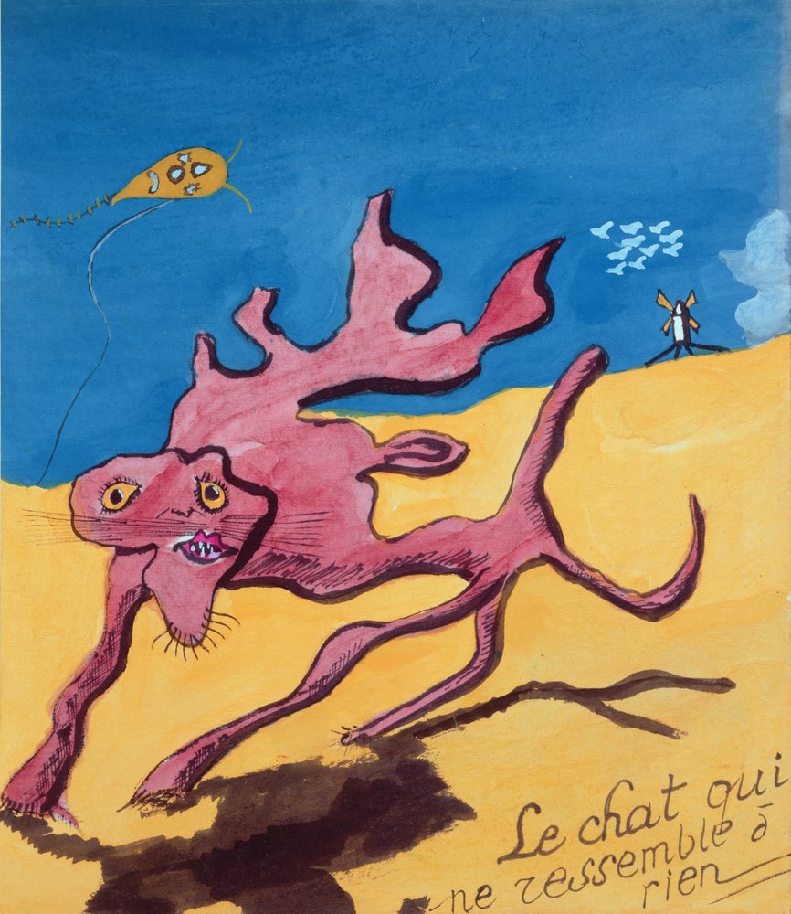 The Cat Which is Like Nothing on Earth, Illustration for the ...