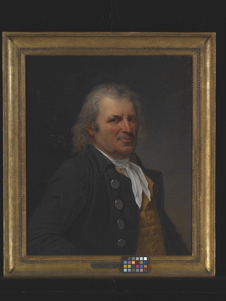 Portrait Of An Elderly Man by Robert Lefevre