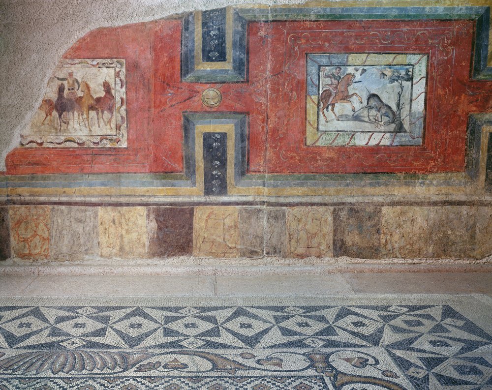 A Recreation of the Interior of a Roman House by Roman