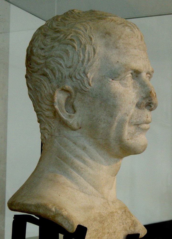 Bust of Julius Caesar by Roman: Buy fine art print