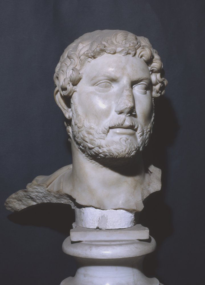 Bust of Emperor Hadrian by Roman: Buy fine art print