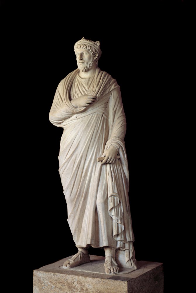 Roman Greco Art: Sculpture of the Roman Emperor Julian the Apostate