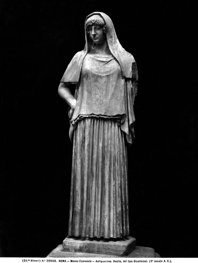Statue of Hestia by Roman Roman: Premium art reproduction