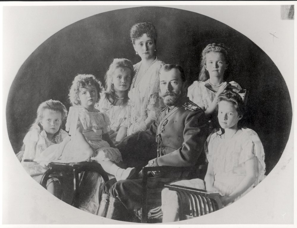 The Family of Tsar Nicholas II by Russian Photographer