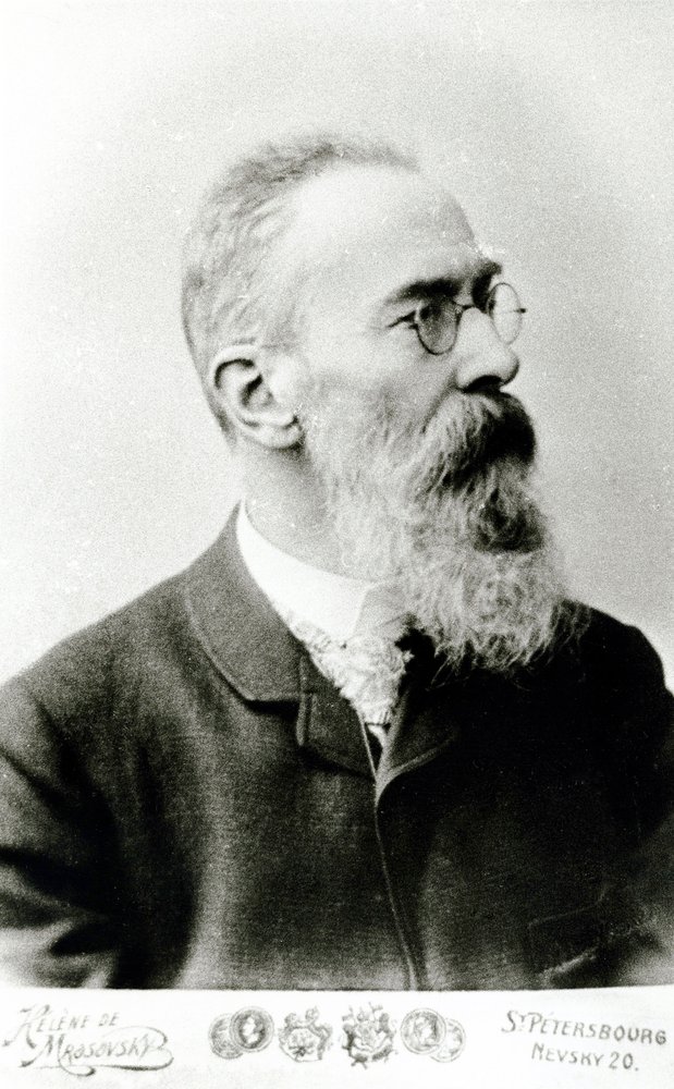 Nikolai Andreyevich Rimsky-Korsakov by Russian School