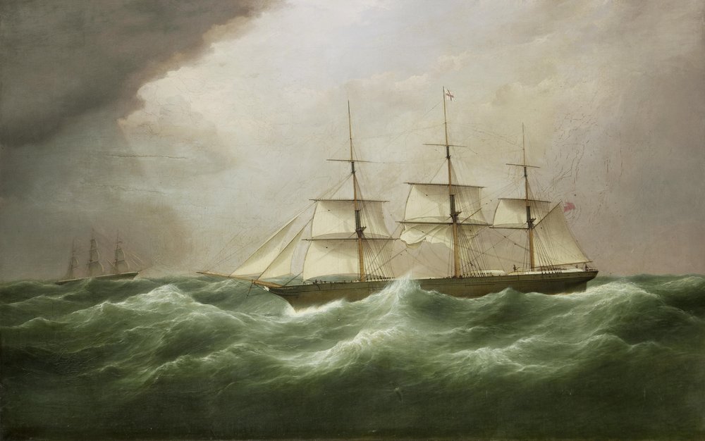 The Sailing Ship Robin Hood by Samuel Walters